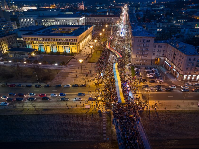 Vilnius Outpours Support To Ukraine: Residen... | Go Vilnius
