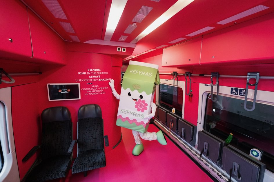 The Pink Soup Train Launches on Riga–Vilnius Route, Bringing a Taste of ...