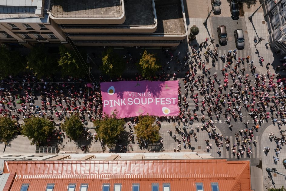 „Vilnius Pink Soup Fest“: rekordinis dalyvių skaičius, milžiniškas ...